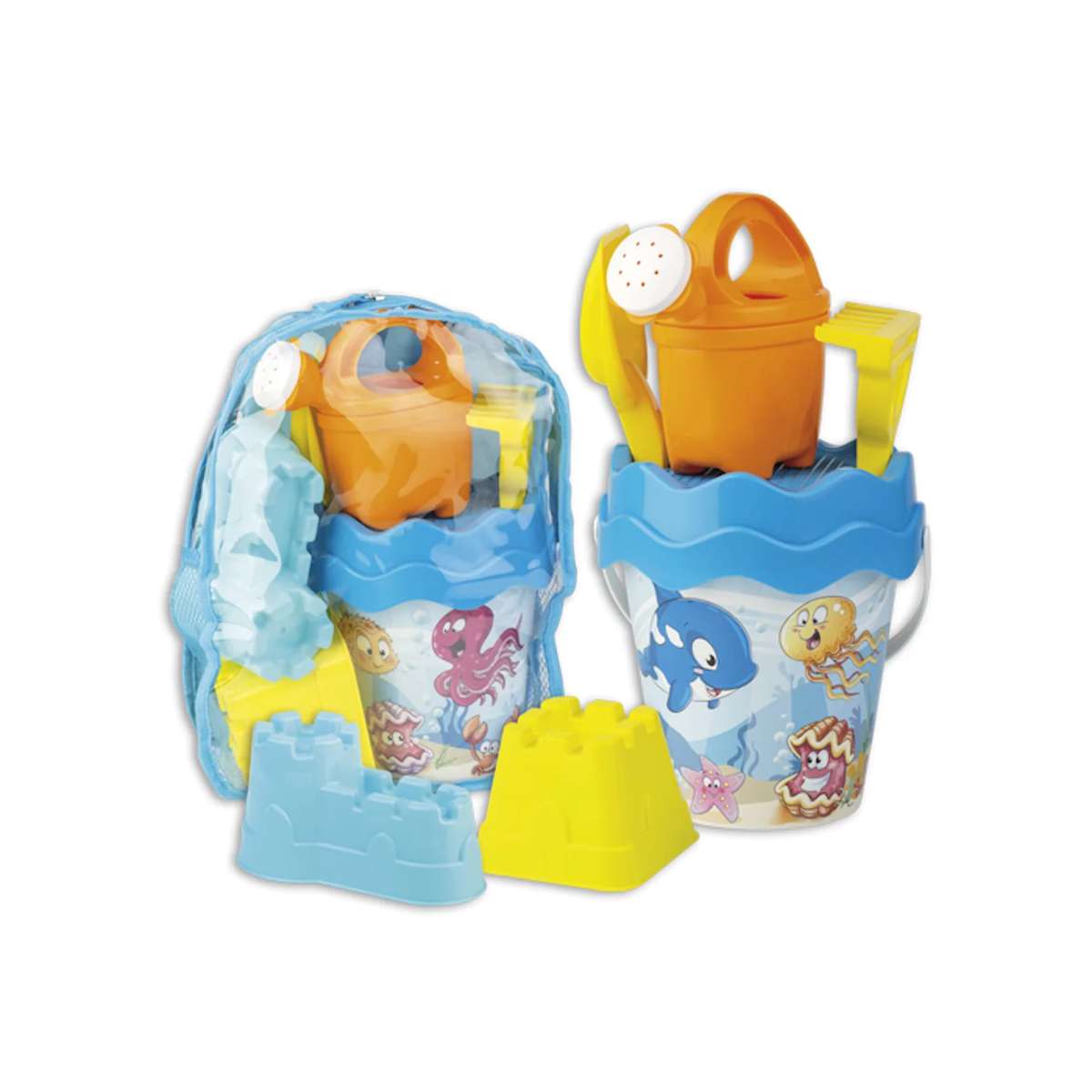 ANDRONI Zaino Mare Medio Happy Fish - 7246-FISH — Mornati Paglia