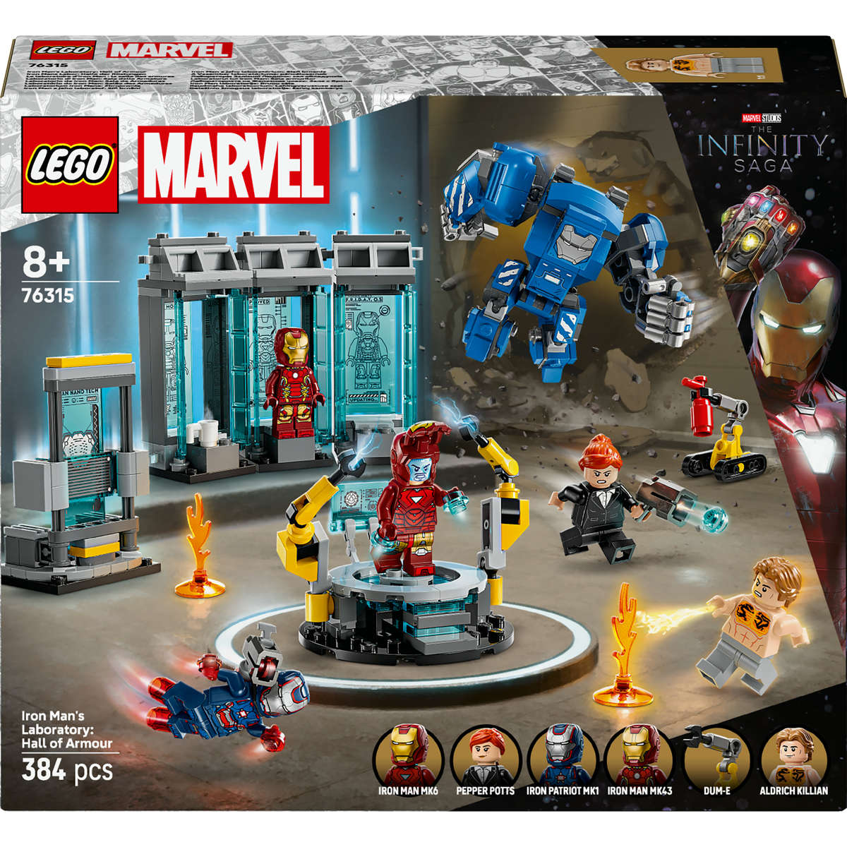LEGO Laboratorio Iron Man Sala Delle Armature - 76315 — Mornati Paglia