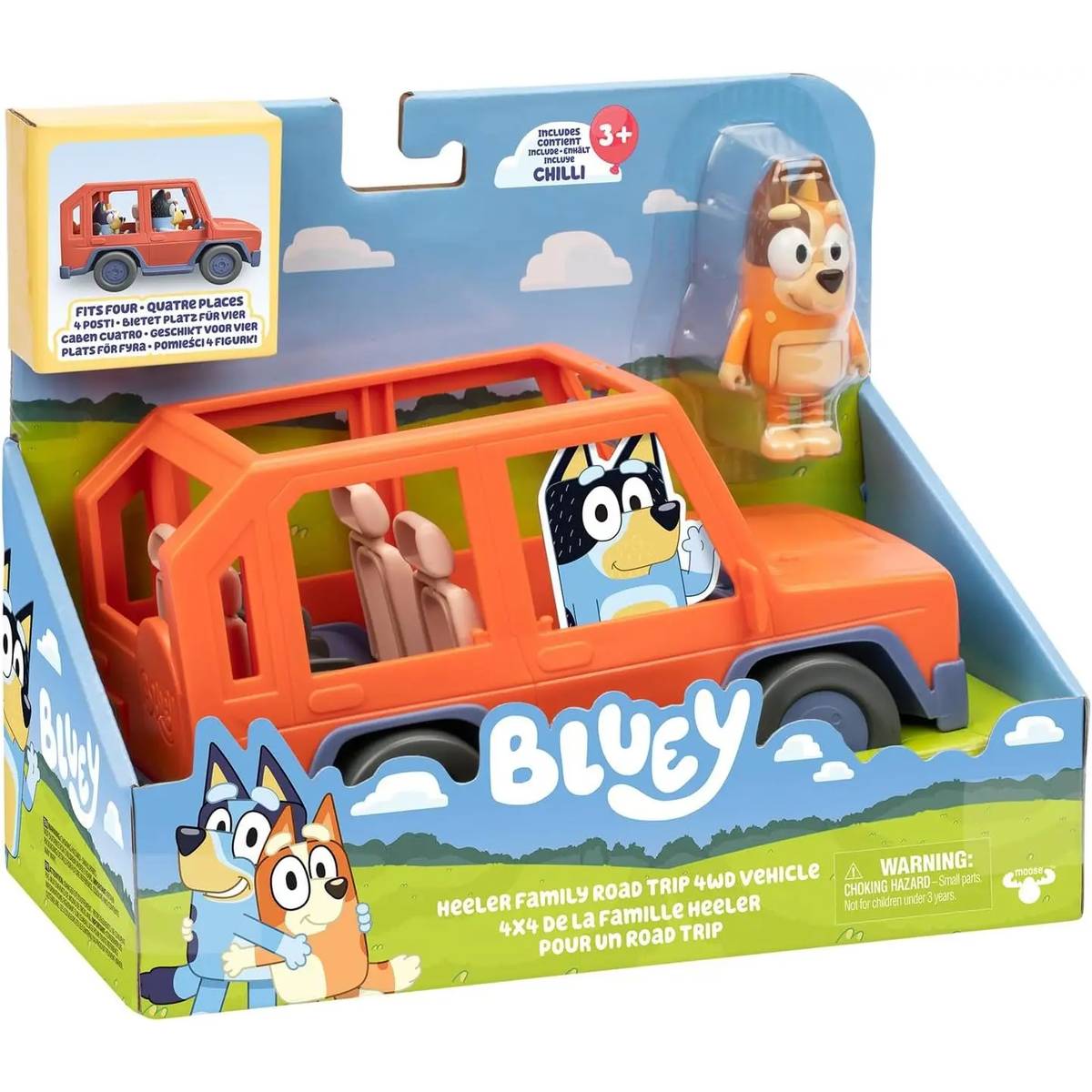 ROCCO GIOCATTOLI Bluey Jeep Chilli - 21739706 — Mornati Paglia
