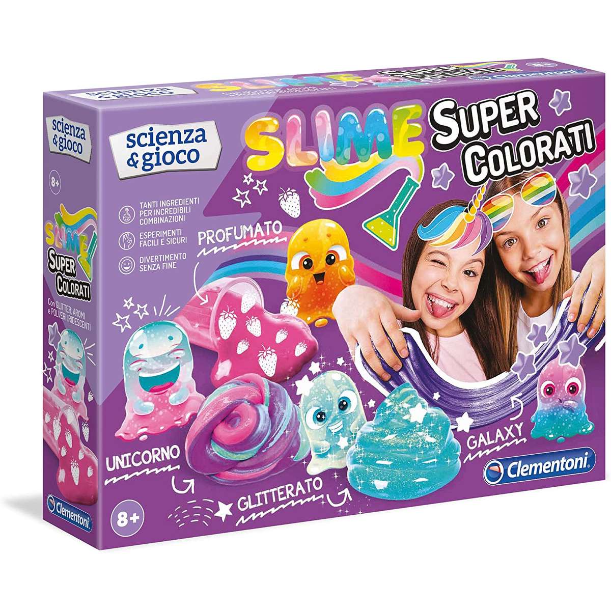 CLEMENTONI Slime Super Colorati - 19355 — Mornati Paglia