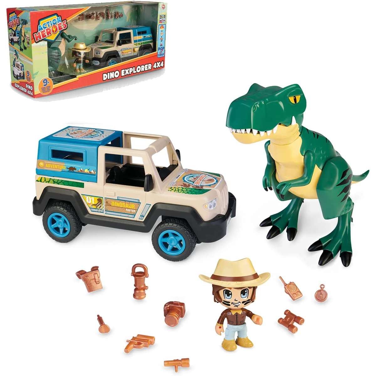 FAMOSA Action Hereos Dino Explorer 4X4 - ACN10010 — Mornati Paglia