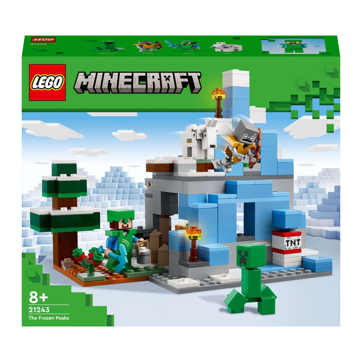 LEGO Minecraft I Picchi Ghiacciati - 21243 — Mornati Paglia