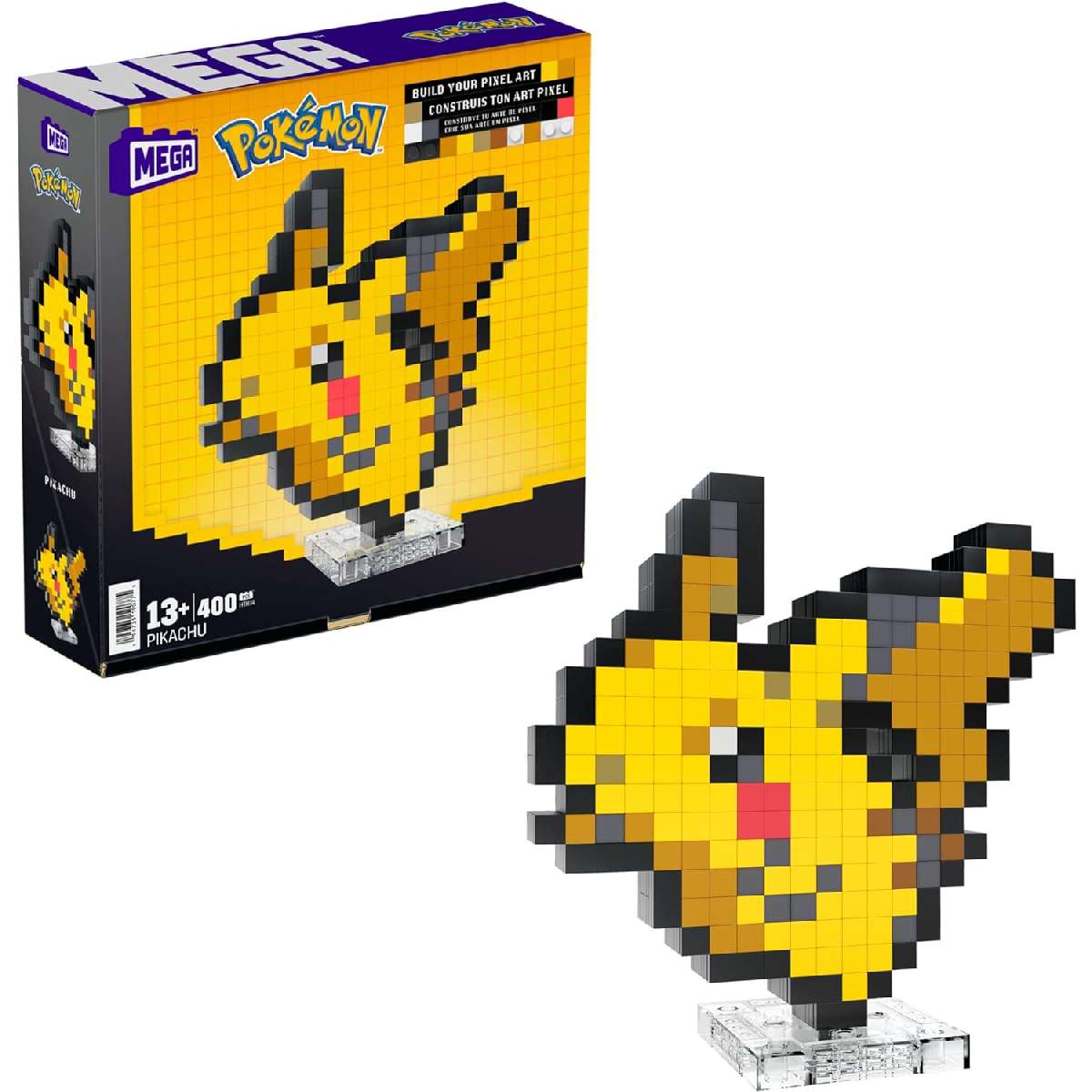 MATTEL Mega Pokémon Pixel Art Pikachu - HTH74 — Mornati Paglia